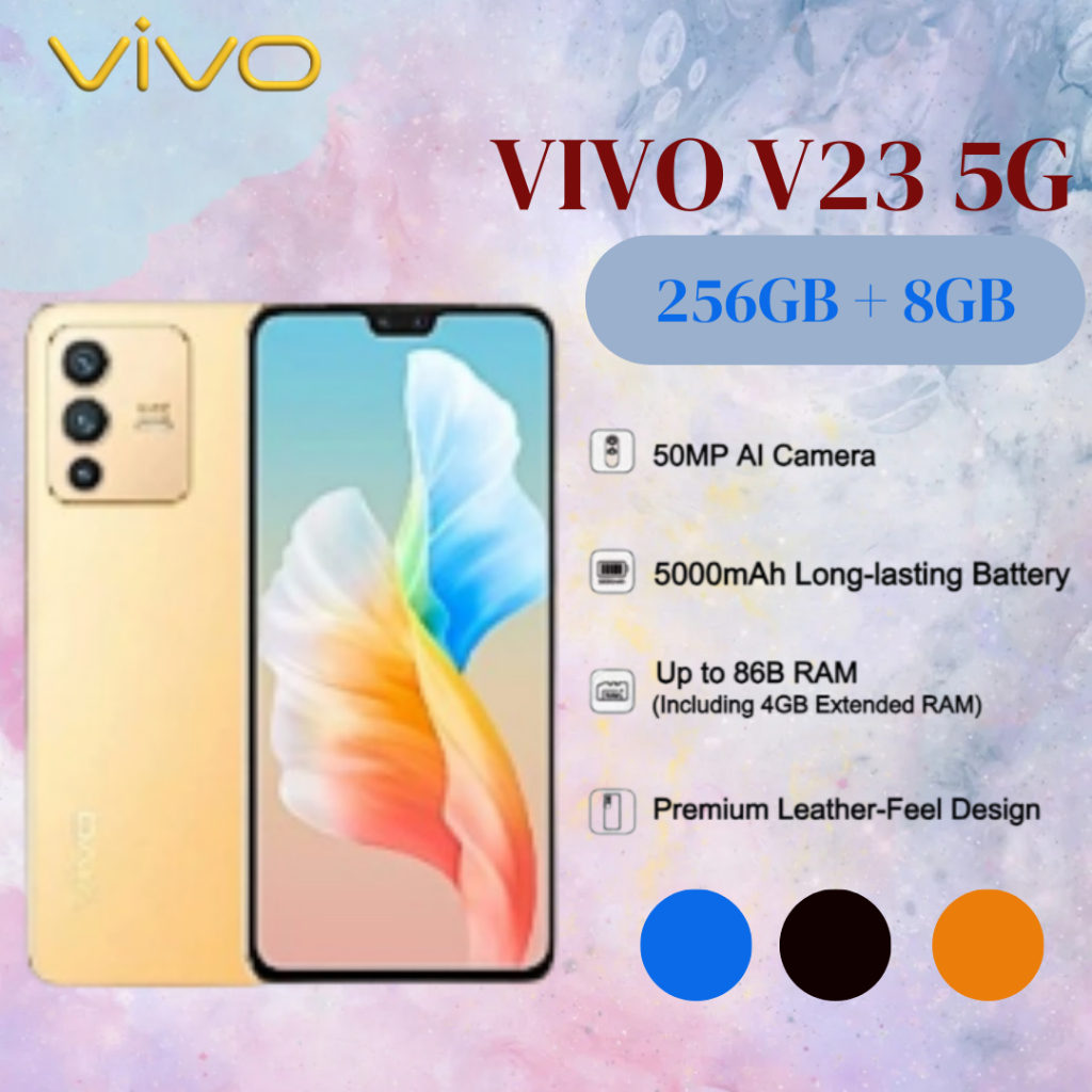Điện Thoại Vivo V23 5G 8 GB RAM/256GB - Hàng Chính Hãng | Shopee Việt Nam
