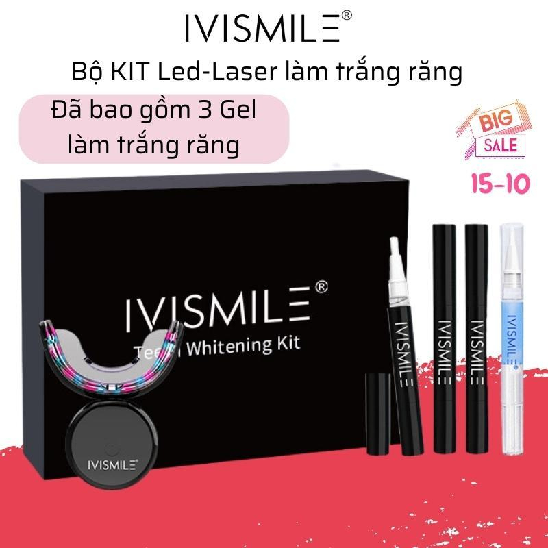 Bộ Kit làm trắng răng tiện lợi và an toàn sử dụng tại nhà Ivismile Chính Hãng | Shopee Việt Nam