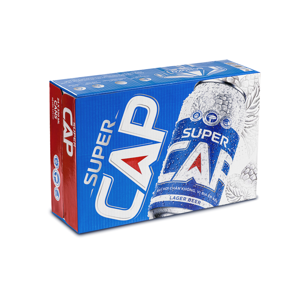 Bia lon SUPER CAP (24 lon 330ml) | Shopee Việt Nam
