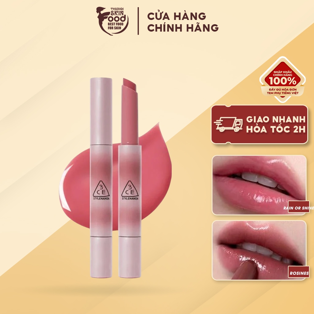 Son Dưỡng Có Màu Căng Bóng 3CE Shine Reflector 1.7g | Shopee Việt Nam