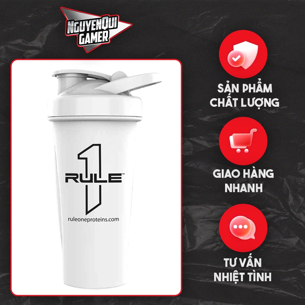 Bình Lắc Rule 1 Shaker 700ml Cho Gymer Sport Tập Thể Dục (Màu Trắng ...