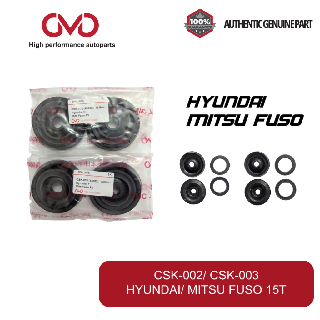 Bộ cúp ben BÁNH TRƯỚC, SAU HYUNDAI 8T -15T/ MITSU FUSO FV (CMC ...
