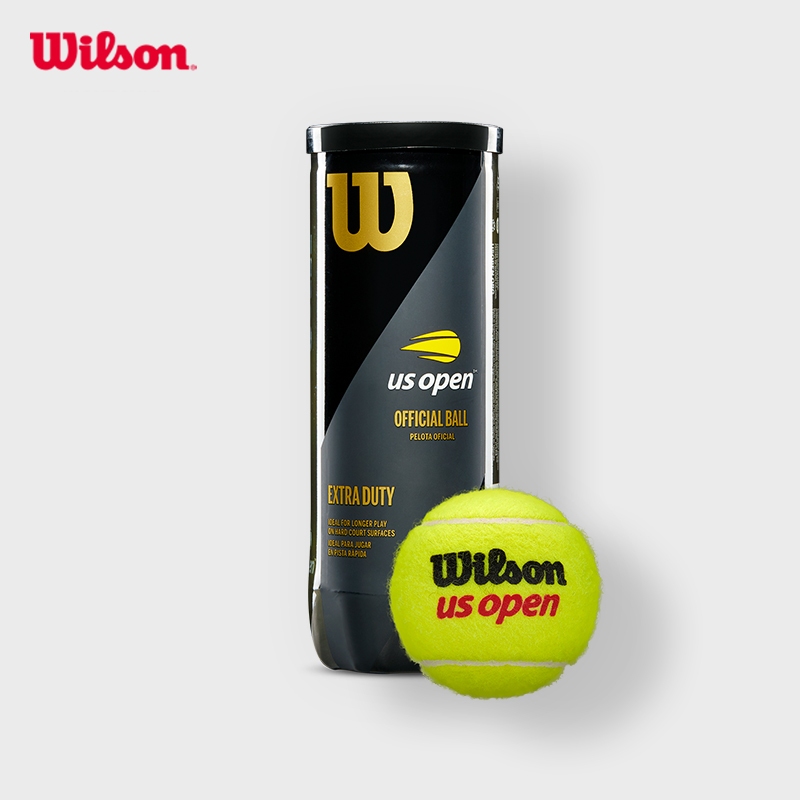 Wilson US Open Extra Duty Set 12 Banh Tennis 3 Ball Can WRT106200 ...