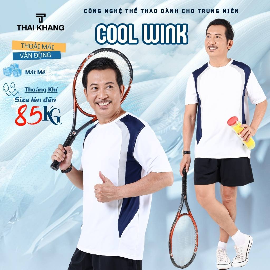 Áo thun nam cổ tròn THÁI KHANG vải thun lạnh co dãn 4 chiều mềm mặc ...