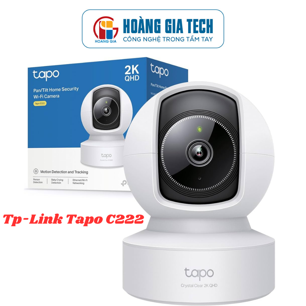 Camera Wifi TP-Link Tapo C222 - Độ Phân Giải 2K 4MP QHD, Chính hãng Tplink | Shopee Việt Nam