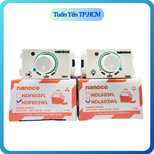 Dimmer Đèn, Quạt Nanoco Wide, Full Điều Chỉnh Độ Tăng Giảm Đèn, Quạt ...