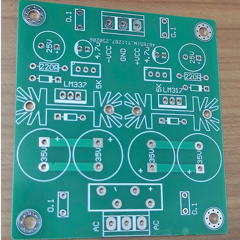 D17 Mạch ổn áp đối xứng bản bé sử dụng IC LM317/337 LM317 LM337 317 (01 ...