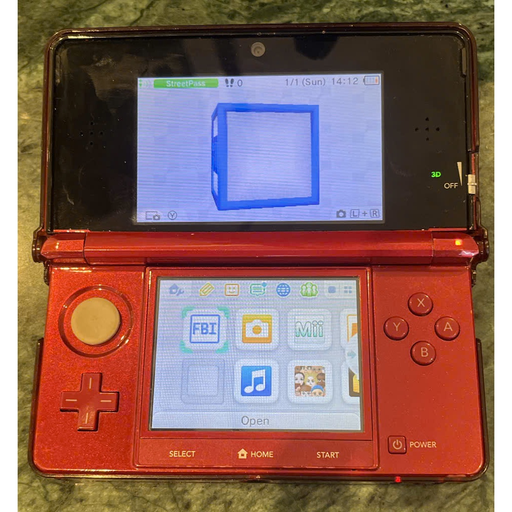 Máy game Nintendo 3DS Red 32gb 95% có game | Shopee Việt Nam