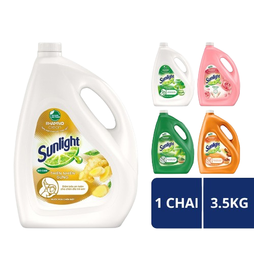 Nước rửa chén Sunlight thiên nhiên túi 3.3kg/can 3.5kg | Shopee Việt Nam