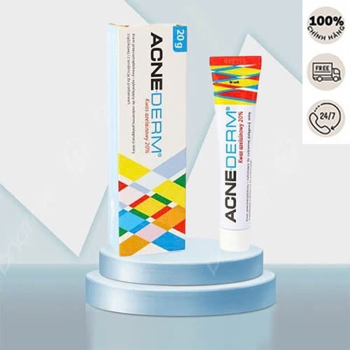 Acne Derm Kem giảm mụn Acnederm Azelaic Aicd 20% làm trắng da 20g ...