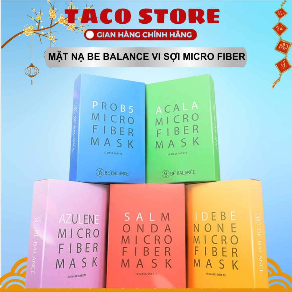 Mặt Nạ Be'Balance Micro Fiber Mask 3in1 Hỗ Trợ Dưỡng Sáng & Làm Đẹp Da ...