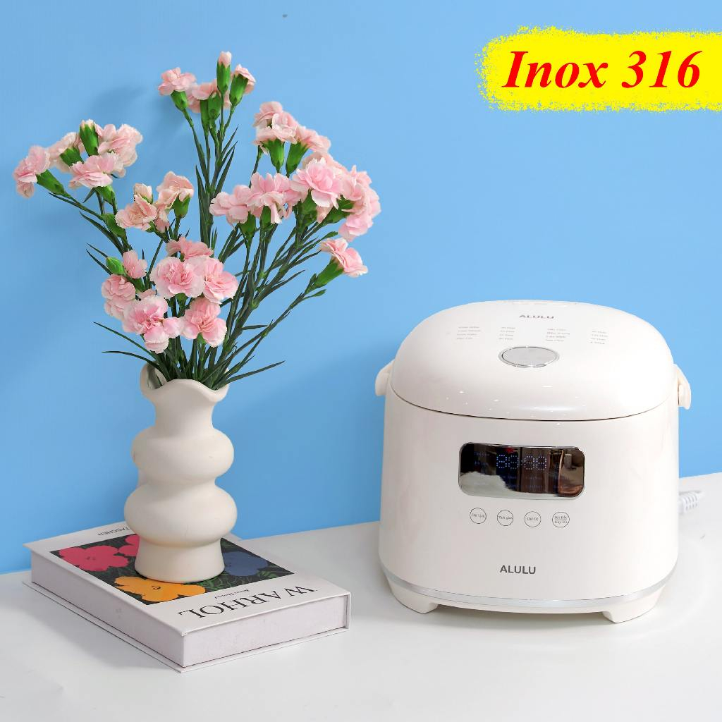 Nồi cơm điện tử ALULU ( AL130 ), Dung tích 1.2L, Nấu được 8 - 10 bát ...