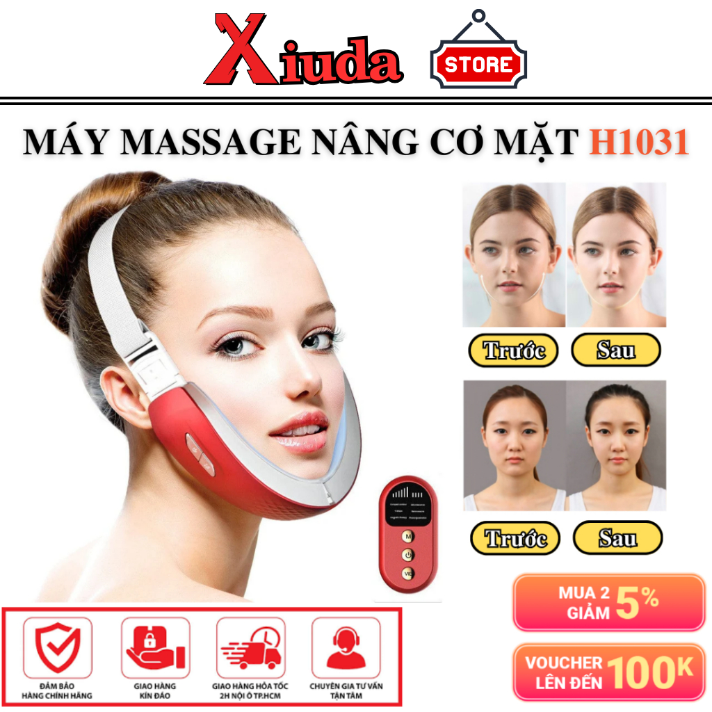 Máy Massage Nâng Cơ Mặt XIAODA H1031 - Giúp Xóa Nọng Cằm, Định Hình ...