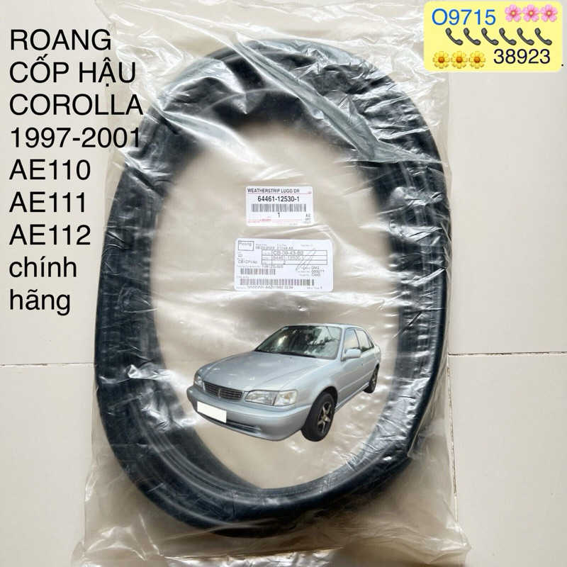 ROANG CỐP HẬU COROLLA 1997-2001 AE110 AE111 AE112 chính hãng | Shopee ...