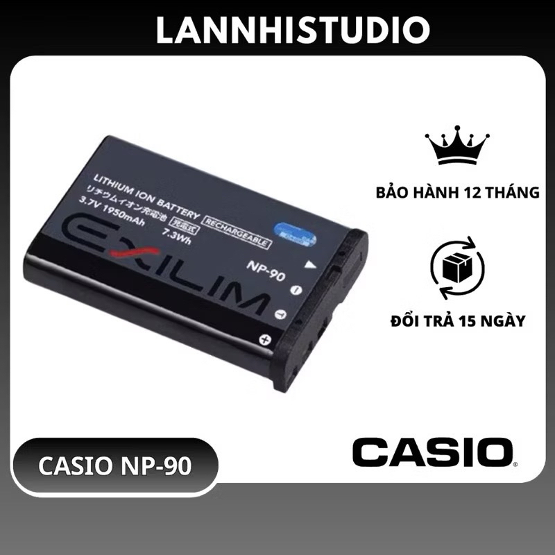 Pin / Sạc Casio NP-90 dành cho máy ảnh KTS | Shopee Việt Nam