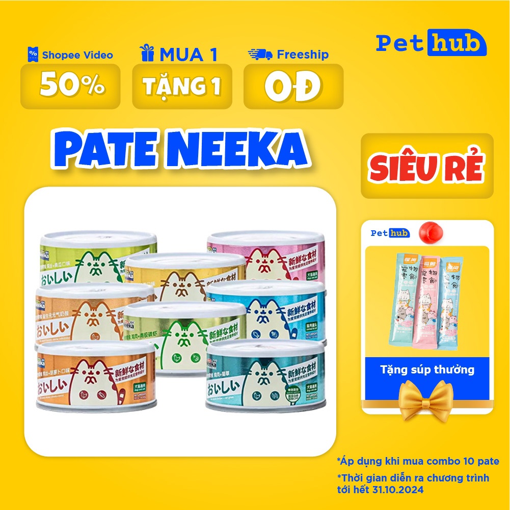 Pate NEEKA SOUP Lon 85g Súp Hộp Dinh Dưỡng Cao, Thơm Ngon, Nhiều Vị ...