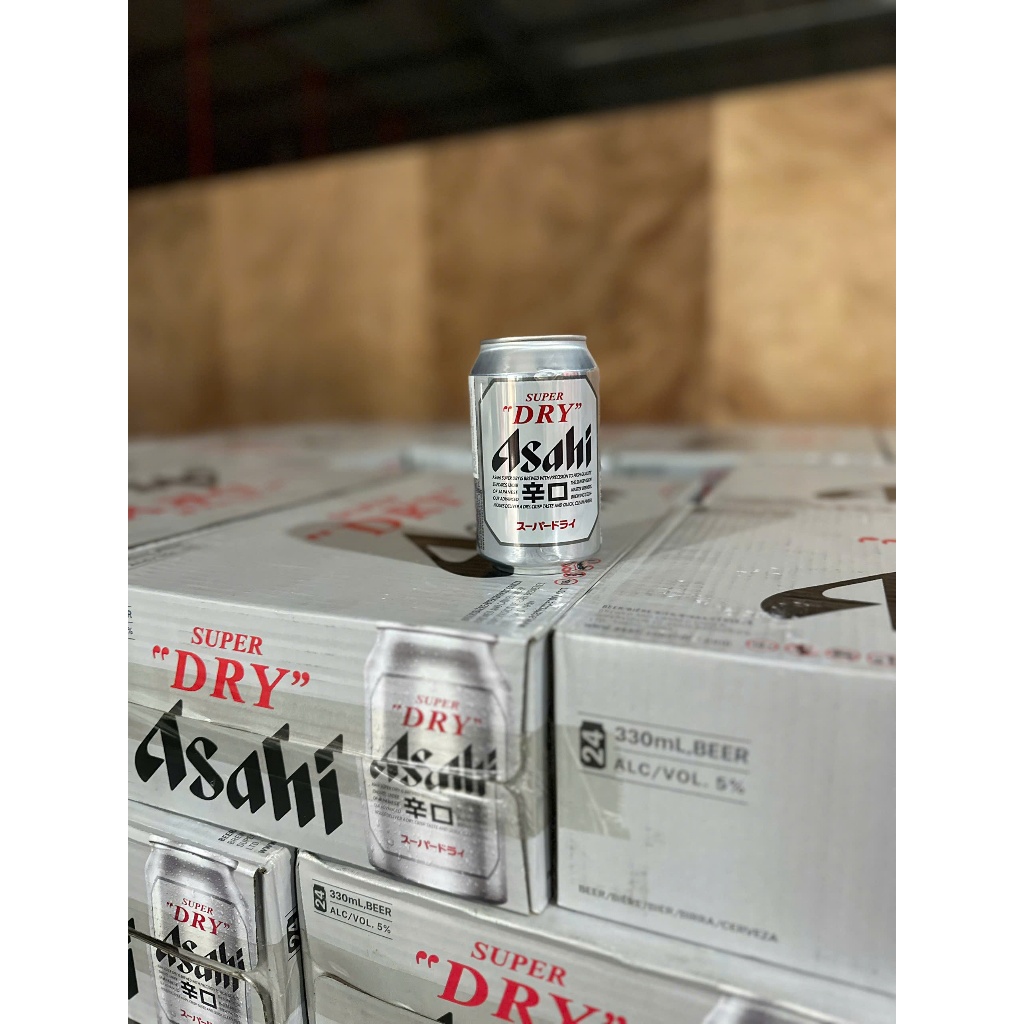 [Date t5.2025] Bia Asahi Super Dry 330ml* 24 lon - Bia Nhật Bản thượng hạng | Shopee Việt Nam