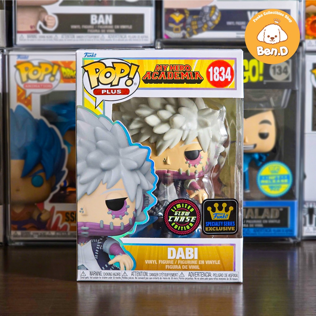 Mô hình Funko POP! Plus: My Hero Academia - Dabi GLOW CHASE #1834 (Specialty Series) | Shopee ...