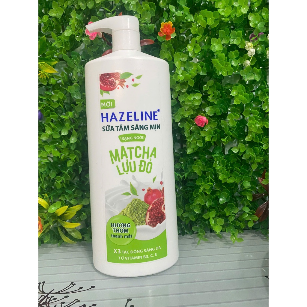 Sữa tắm dưỡng thể thiên nhiên trắng sáng da Hazeline 1kg | Shopee Việt Nam