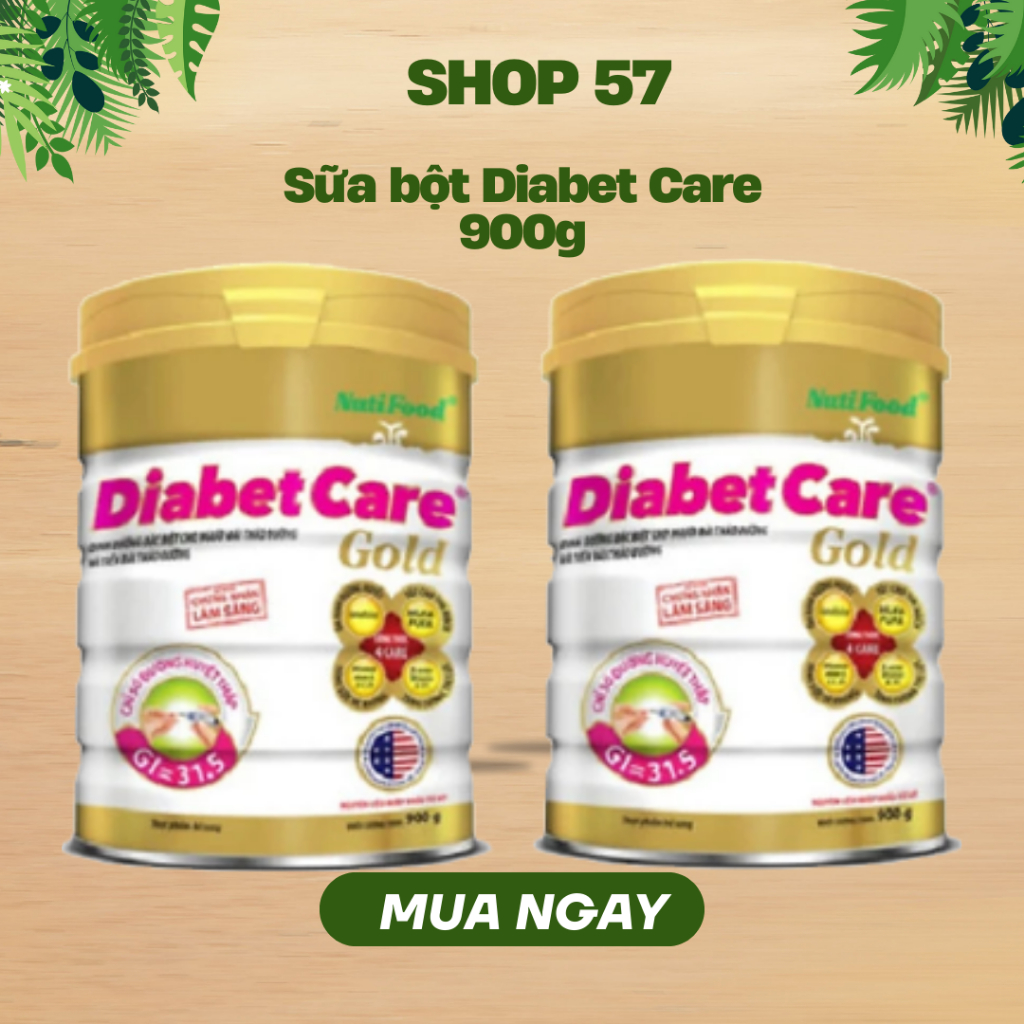 (Date T4/2027) Combo 02 Hộp Sữa Bột Diabetcare Gold Nutifood Dành Cho ...