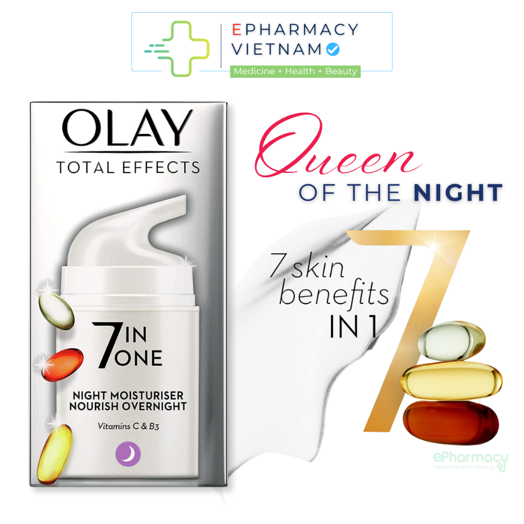 Kem dưỡng Olay Total Effects 7 In 1 Moisturiser Nourish & Protect dưỡng ...