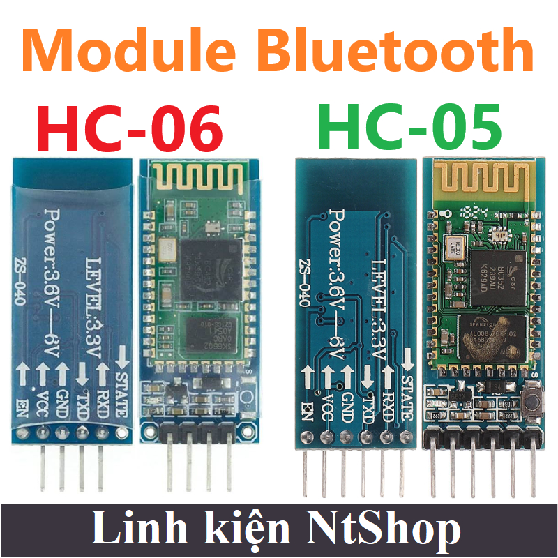Module thu phát Bluetooth HC05 / HC06 truyền nhận không dây HC-05 / HC-06 | Shopee Việt Nam