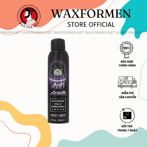 [CHÍNH HÃNG] Gôm xịt tóc Apestomen Anti Gravity Extreme Hold Spray ...