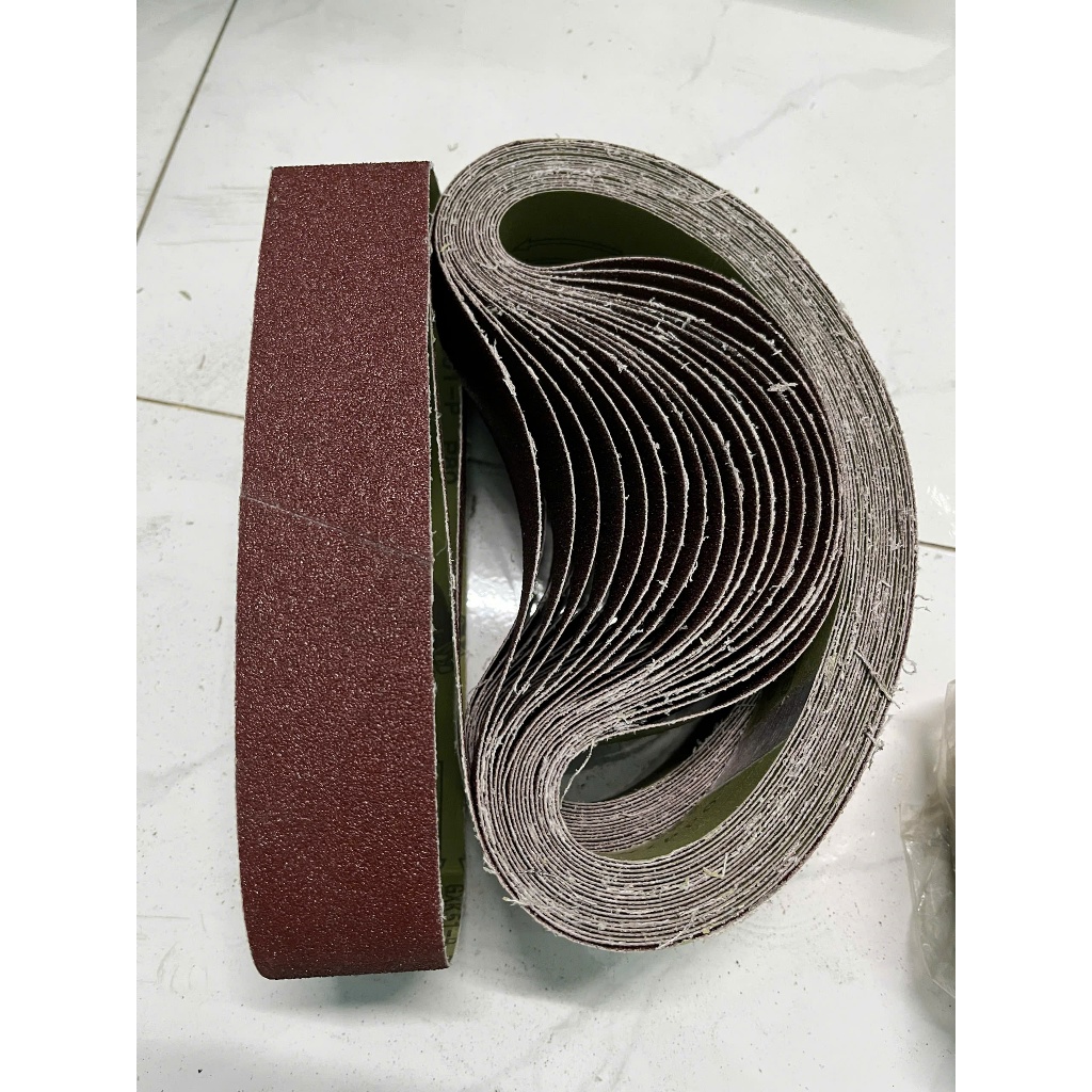 Giấy nhám - Bộ 10 nhám vòng 50- 686mm sử dụng cho máy mài bên đá bên ...