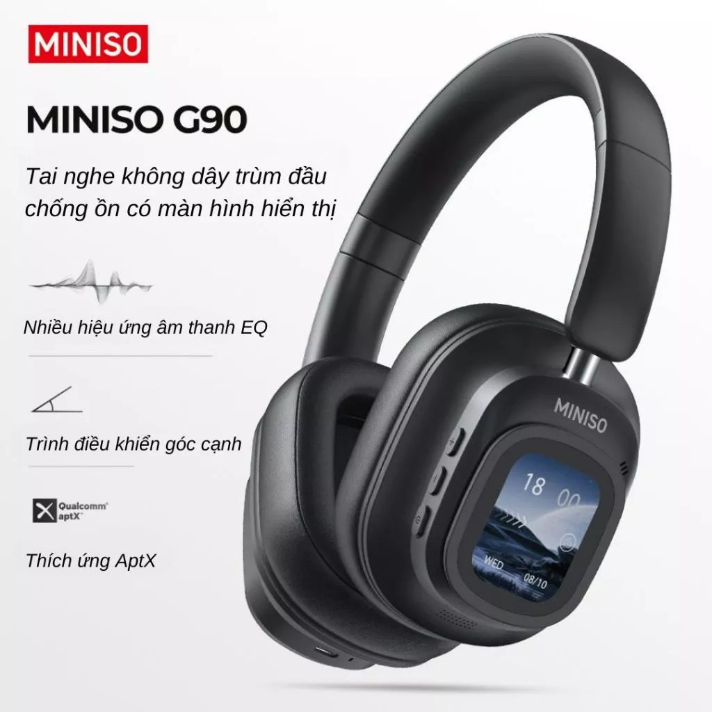 Tai nghe MINISO G90 - Tai nghe trùm đầu chống ồn, kết nối buetooth ...