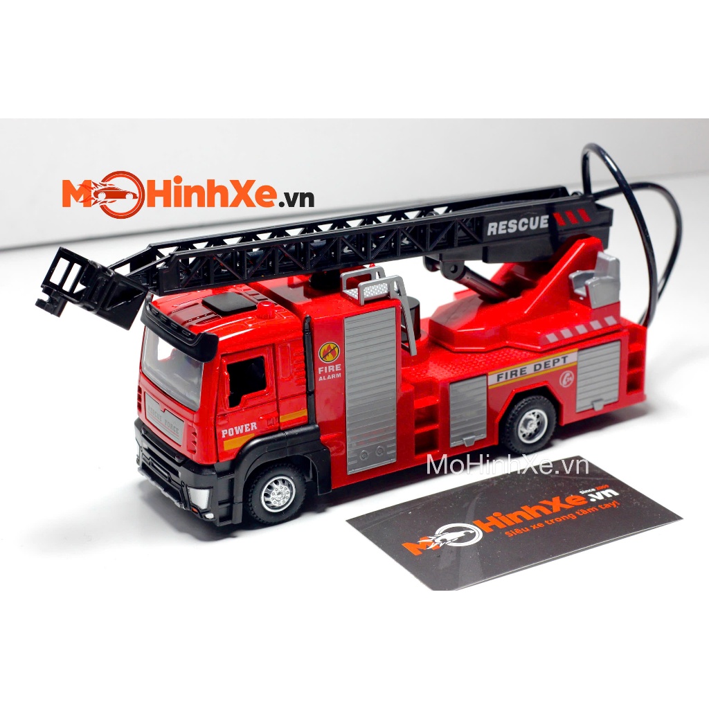 Mô hình xe Xe cứu hỏa có thang 1:32 TY Models | Shopee Việt Nam