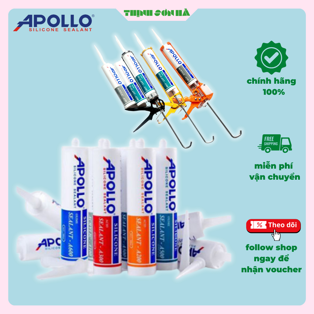 Keo Silicone Apollo A500/A100, Súng Bắn Keo Đa Năng | Shopee Việt Nam