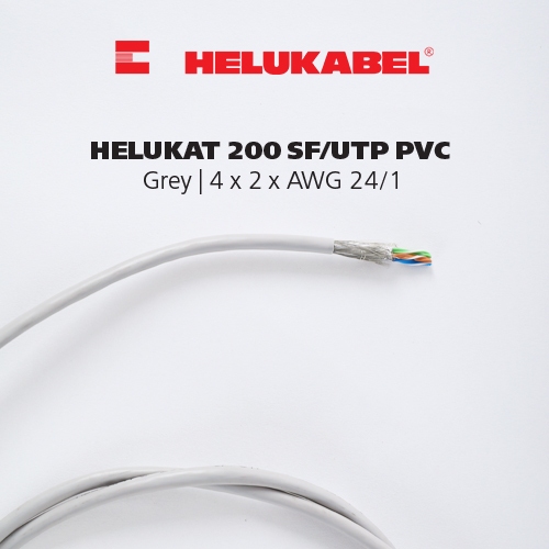 Dây cáp mạng HELUKABEL HELUKAT® Ethernet 200 SF/UTP PVC chính hãng từ ĐỨC | Bán lẻ theo mét ...