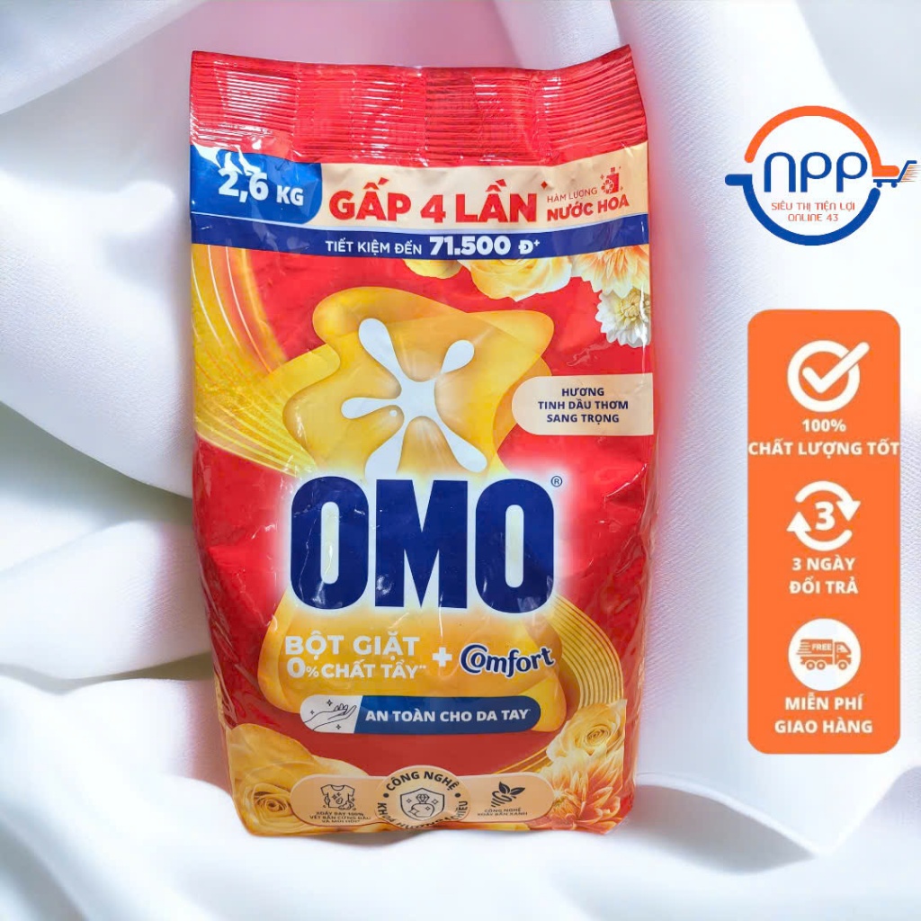Bột giặt Omo Comfort túi 2.6kg | Shopee Việt Nam