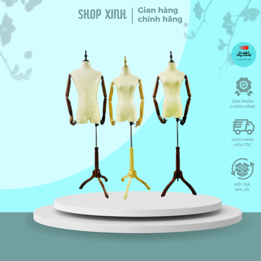 Manocanh CÓ TAY NAM, NỮ, mannequin tay gỗ, tay nhựa, tay si vàng, tay ...