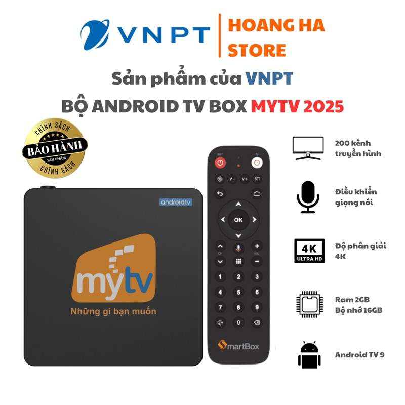 [Chính hãng] Smartbox MyTV VNPT 2025 Ram 2gb Điều Khiển Giọng Nói Bảo Hành 12 Tháng | Shopee ...