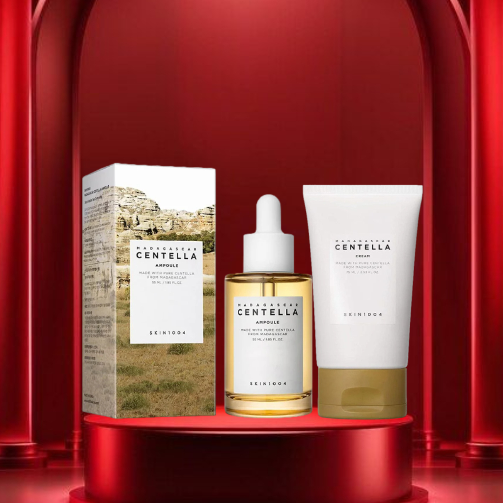 Combo dưỡng da Serum + Kem dưỡng Centella Rau Má Skin1004 lành tính cho ...