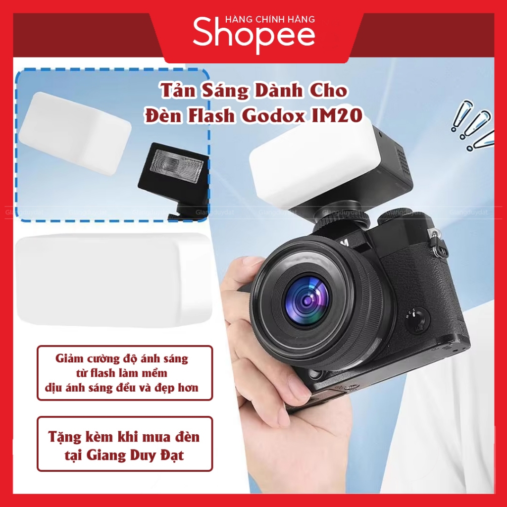 Tản sáng Diffuser for Flash Godox Im20 và Zeniko ZF08 | Shopee Việt Nam