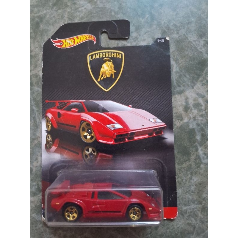 2016 HOT WHEELS LAMBORGHINI COUNTACH RED COLOR - SPECIAL EDITION ...
