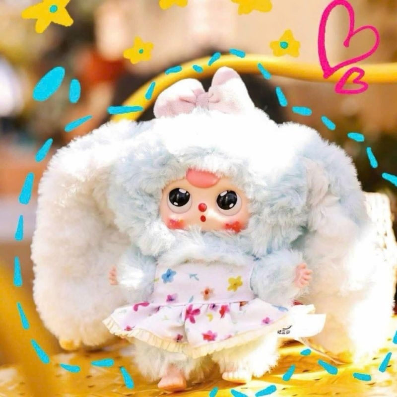 [Auth] Blindbox Baby Three Macaron V2 (ngẫu nhiên nguyên seal) | Shopee ...