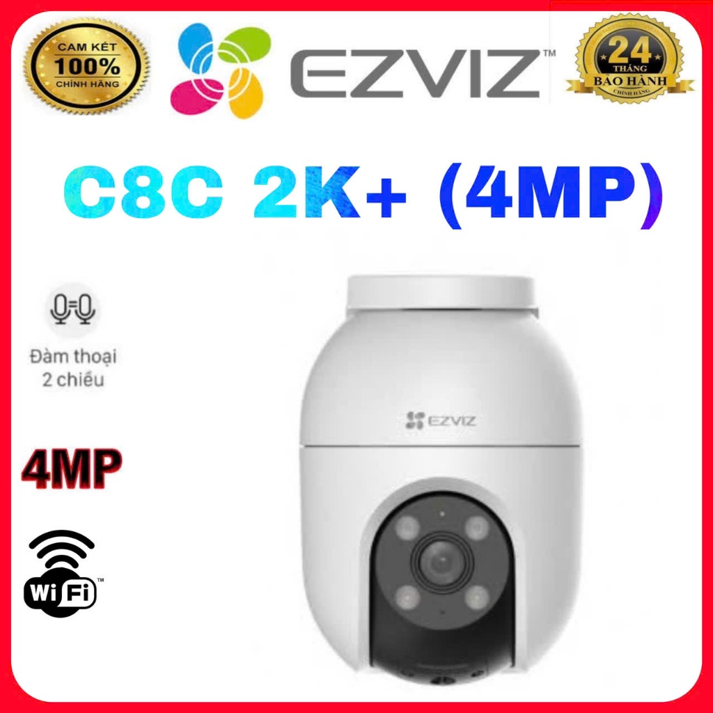 Camera WiFi EZVIZ C8C 2K+ (4MP, quay quét thông minh) | Shopee Việt Nam