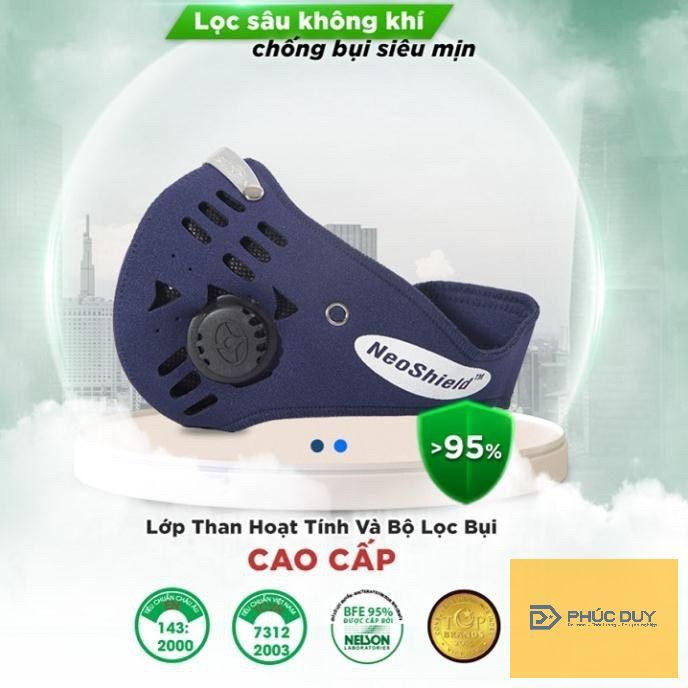 KHẨU TRANG NEOMASK THAN HOẠT TÍNH CAO CẤP - NEOSHIELD CHỐNG BỤI MỊN PM2 ...