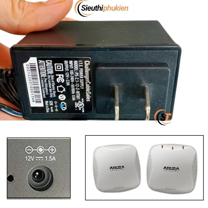 Nguồn thiết bị wifi ARUBA AP-103 IAP-103 AP-104 IAP-104, Adapter 12v ...