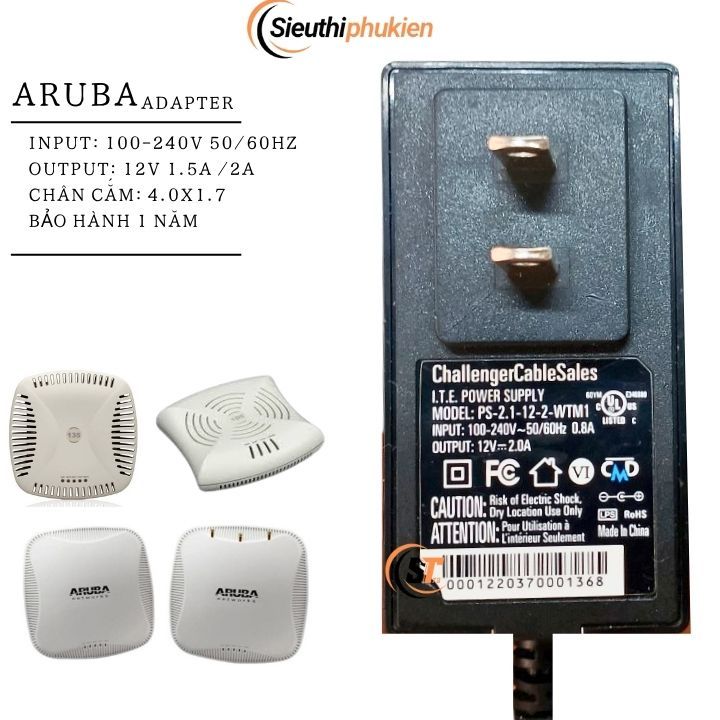 Cục nguồn bộ phát wifi Aruba AP-204 AP-210 AP-214 AP-215, Adapter wifi ...