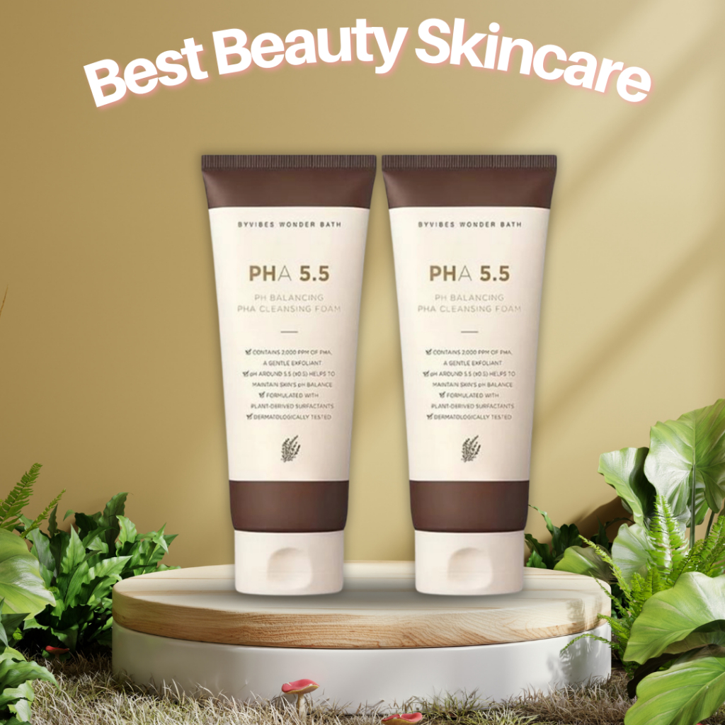 Sữa Rửa Mặt Byvibes Wonder Bath PHA 5.5 PH Balancing PHA Cleansing Foam dung tích 130ml | Shopee ...