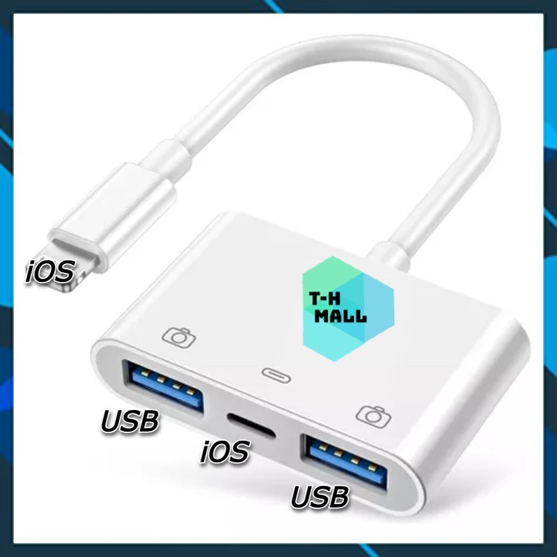 [IOS 13 trở lên] Đầu jack cáp chuyển đổi ip OTG ip và USB-A 2.0 cho ip 11 12 13 14 iOS | Shopee ...