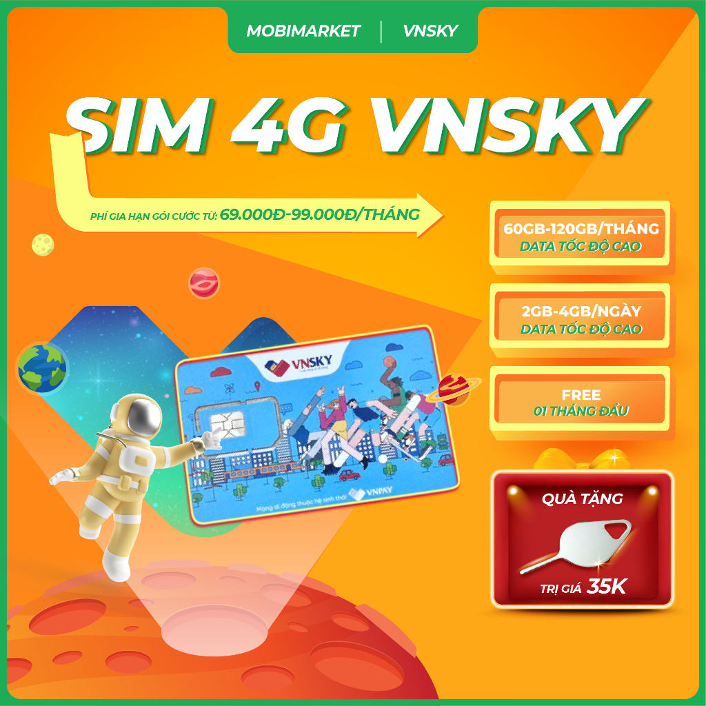 Sim 4G Data 120GB/Tháng, Sim MobiFone kèm Gói VNSKY, Lướt mạng thả ga ...