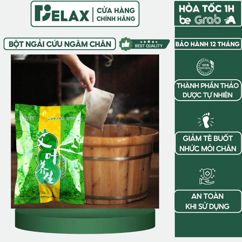Set 30 Túi Bột Ngải Cứu Ngâm Chân Thảo Dược Dành Cho Bồn Ngâm Chân ...