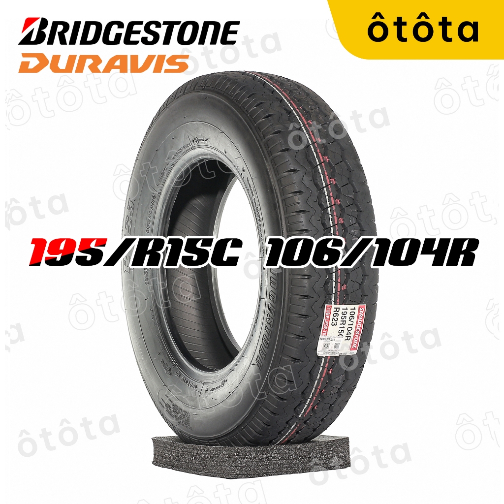 Lốp Bridgestone 195 R15C 106R TL Duravis R623 | Shopee Việt Nam