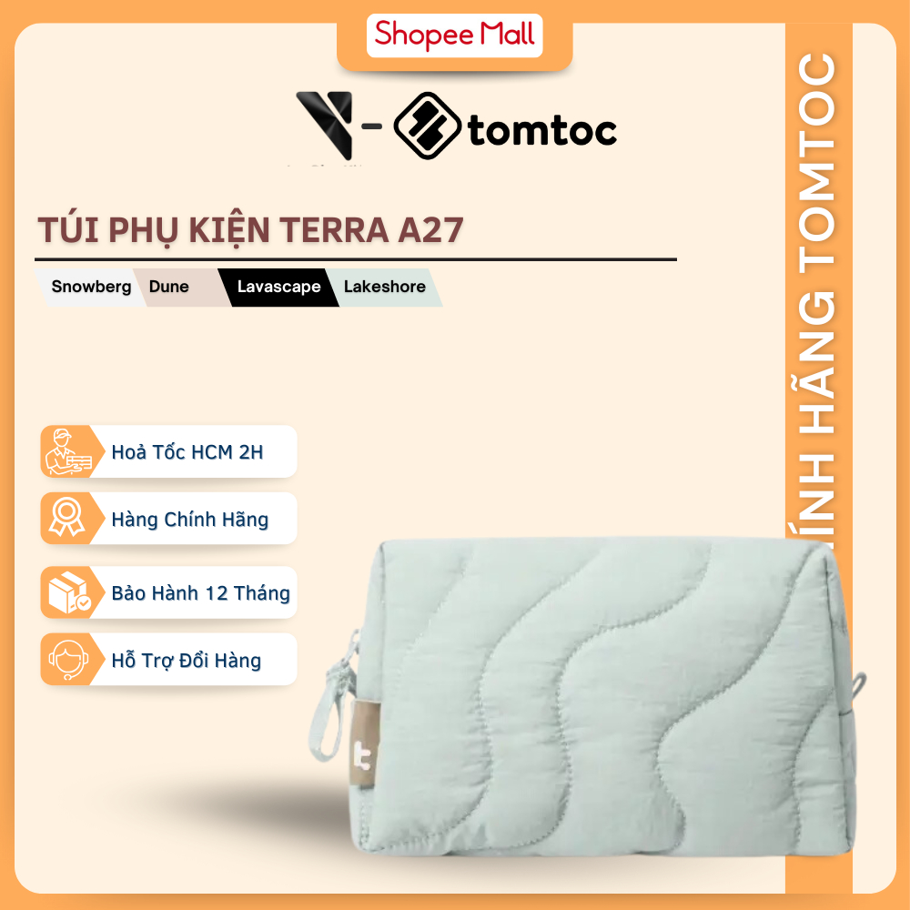 Túi phụ kiện Tomtoc (Usa) Terra T27 thân thiện với môi trường | Shopee ...