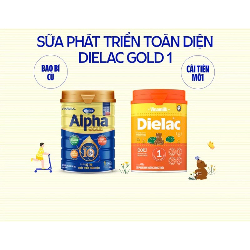 Sữa bột dielac alpha gold số 1,2,3,4 900g( đc đổi vỏ mới màu cam) | Shopee Việt Nam
